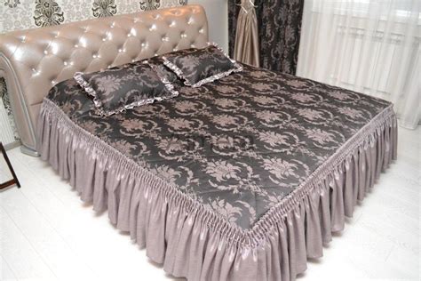 Покрывало на кровать фото как сшить