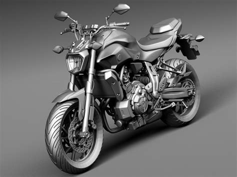 3d 2016 Yamaha Fz Model