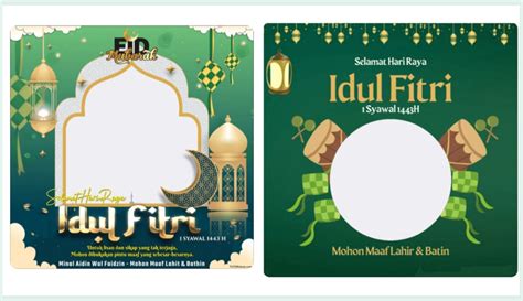 20 Twibbon Selamat Hari Raya Idul Fitri 2022 1443 H Dengan Desain