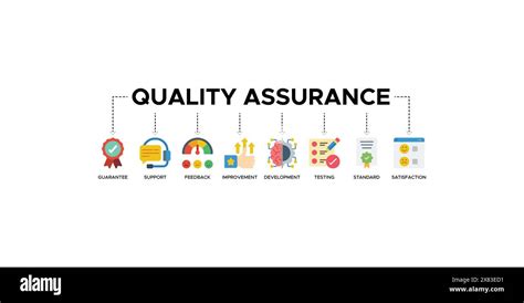 Quality Assurance Web Icon Vector Illustration Concept Stock Vector