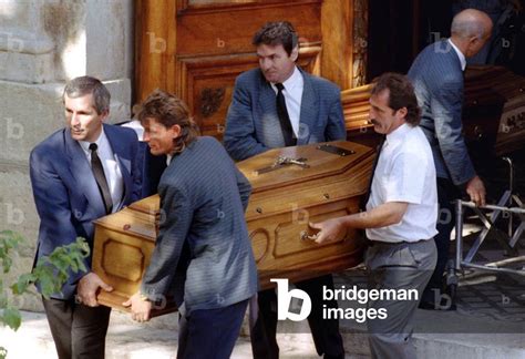 Image Of Municipal Employees Of Sollies Pont Carry The Coffin Of Yves