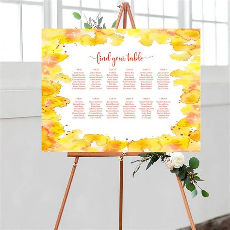 Wedding Seating Chart Border 2
