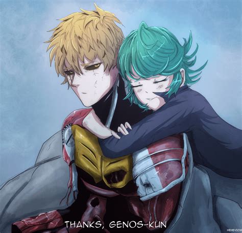 Genos And Tatsumaki By Me Ronepunchman