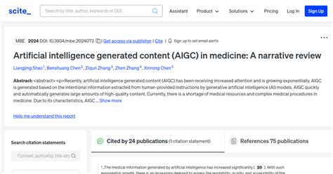 Artificial Intelligence Generated Content Aigc In Medicine A