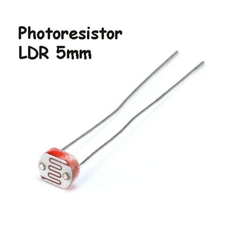 jual photoresistor ldr sensor cahaya 5mm gl5516 photo resistor gl 5516