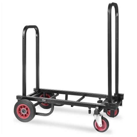 Pyle Compact Adjustable Folding Hand Truck Dolly Platform Equipment
