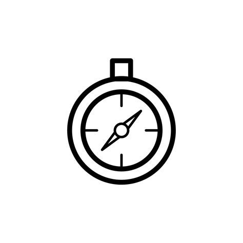 Compass Vector Icon Illustration 23040877 Vector Art At Vecteezy