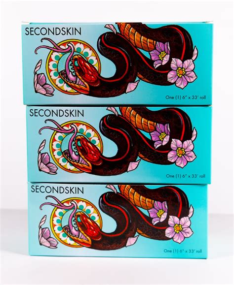 Instructions Secondskin™ Tattoo Aftercare