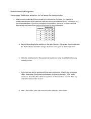 Module 2 Homework Assignment 1 Doc Module 2 Homework Assignment