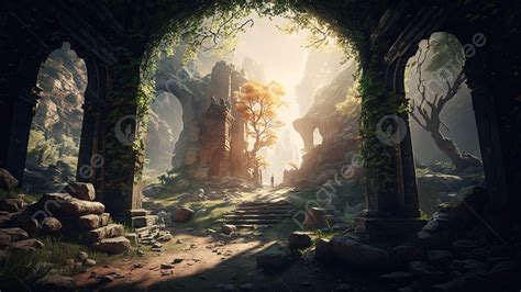 Game Scene Cave Natural Background Game Scene Cave Natural