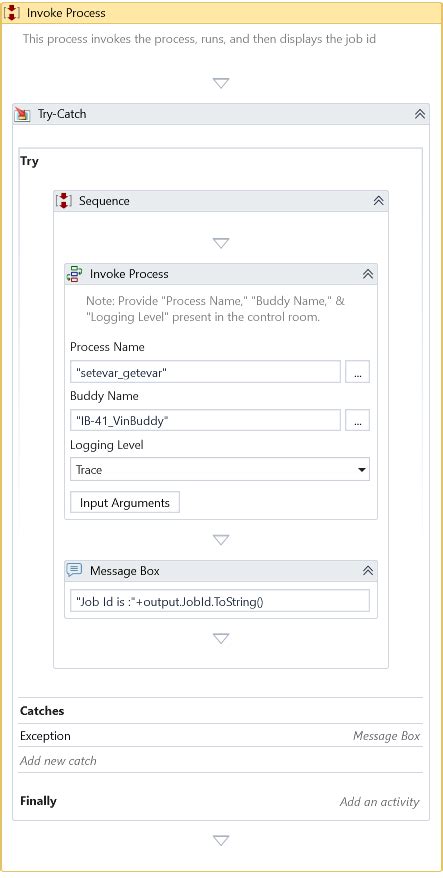 Invoke Rpa Process Intellibuddies® Documentation Portal