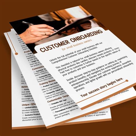 Customer Onboarding Checklist For Small Businesses Small Business Onboarding Digital Template
