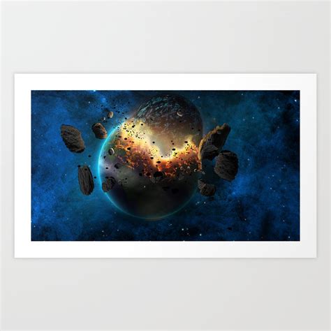 Planets Colliding Wallpaper