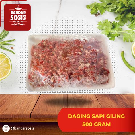 Daging Sapi Giling 500 Gram Bandar Sosis