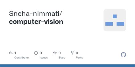 GitHub Sneha Nimmati Computer Vision