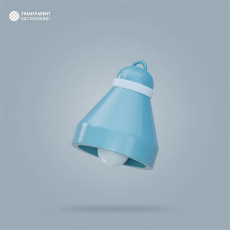 Premium Psd Bell Isometric 3d Render Icon