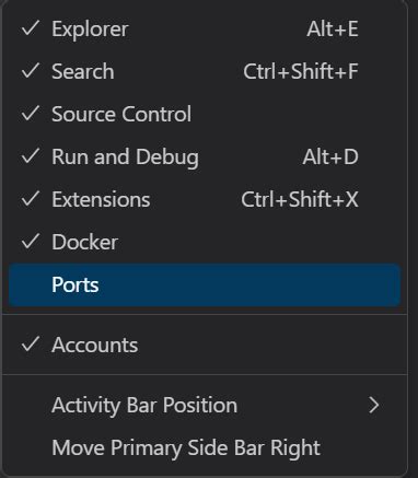 Docker VSCode PORTS Tab Missing In WSL2 Stack Overflow