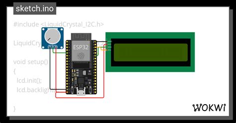 WA Ex I2C Wokwi ESP32 STM32 Arduino Simulator