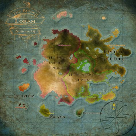 Map Of Loram By Braixlord On Deviantart