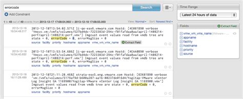 Log Insight Query Building Fields Sflanders