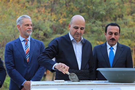 بەردی بناغەی پرۆژەی تێکڕای خەرجیی سفری ئاو ڕیسایکڵینگ لە پارکی سامی عه‌بدولڕه‌حمان داندرا