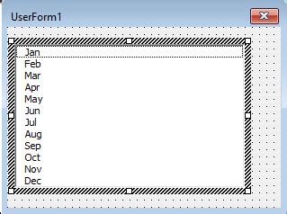 Vba Excel Forms Listbox