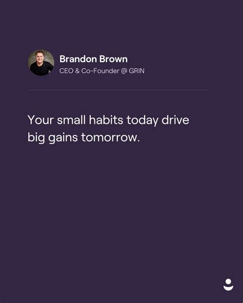 Brandon Brown On Linkedin Want To Achieve Massive Success Start Small