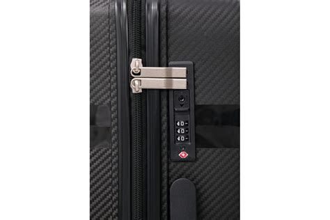 Orbis 3 Piece Java Spinner Luggage Suitcase Set Black Auzzi Store