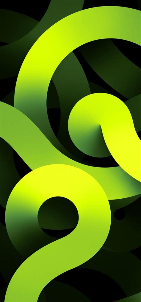 Green Ios Хипстерские обои Зеленые обои Обои для мобильных телефонов
