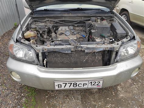 Замена радиатора кондиционера — Toyota Highlander Xu20 3 л 2001