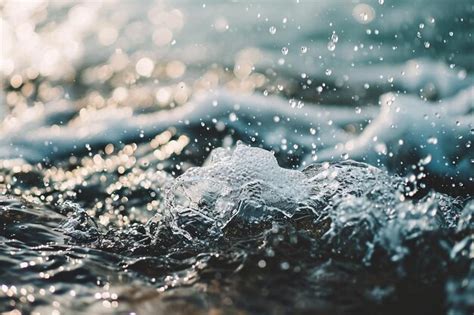 Premium Photo Water Splash Pouring Into Glass D Render Isolated