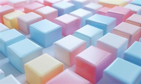 Entry Keycards Icon 3d Blender Pastel Color Abstract Background With Light Colour Palette