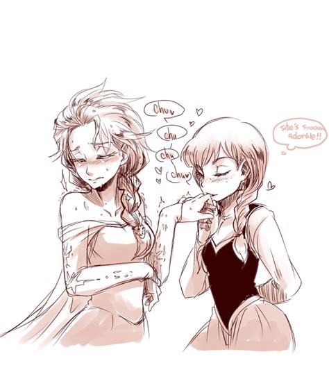 Elsa And Anna Frozen Drawn By Murai Shinobu Danbooru