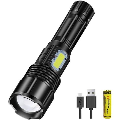 Linterna Led Súper Potente Linterna Cree P50 Recargable Por Usb 3000