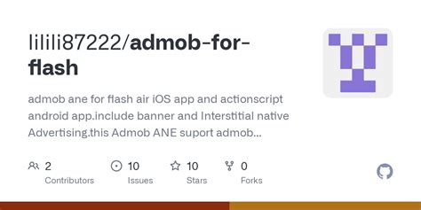 GitHub Lilili Admob For Flash Admob Ane For Flash Air IOS App And Actionscript Android