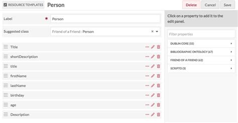Resource Templates Omeka S User Manual