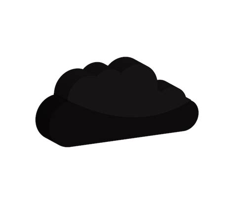 Premium Vector Threedimensional Cloud