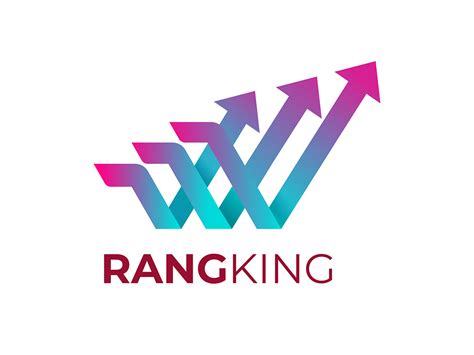 Gradent Rangking Logo Design Behance