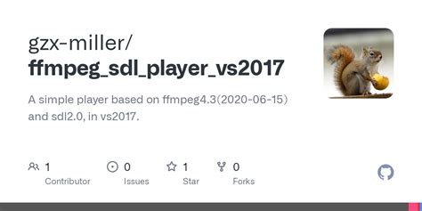 Github Gzx Miller Ffmpeg Sdl Player Vs A Simple Player Based On