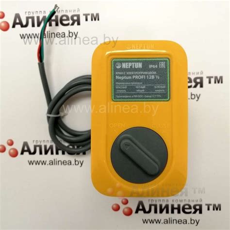 Кран шаровой с электроприводом Neptun (Нептун) Profi 12 V, 3/4"