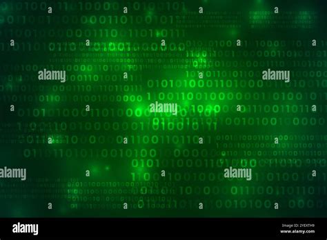 Green Binary Code Technology Digital Background Design Stock Vector Image And Art Alamy