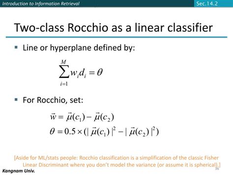 Ppt Lecture 14 Text Classification Vector Space Classification