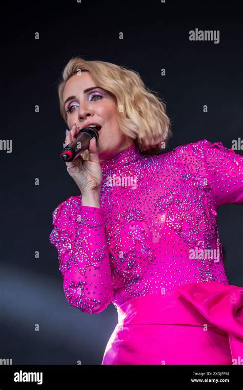 Claire Richards Singer Performing At Essex Pride In Chelmsford Essex