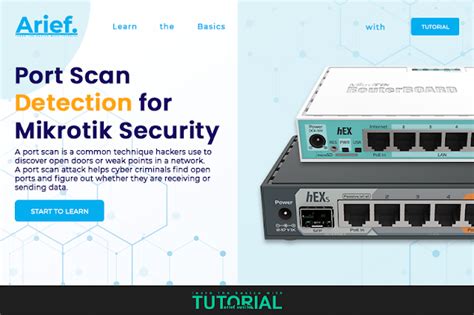 konfigurasi port scan detection untuk mengamankan router mikrotik