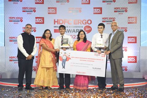Hdfc Ergo Hosts Th Insurance Awareness Awards Junior Quiz On St Foundation Day