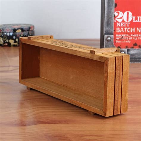 Rectangle Wooden Flower Pots Durable Plant Pot See Grandado