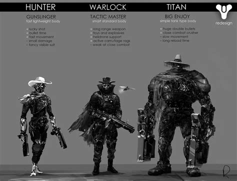 Destiny Characters Redesign Rubinkowski Scrolller