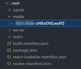 Unreliable Builds Between Node Module Requiring Font File Vs Local