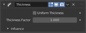 Thickness Modifier Blender Manual