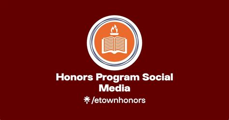 Honors Program Social Media Twitter Instagram Facebook Linktree